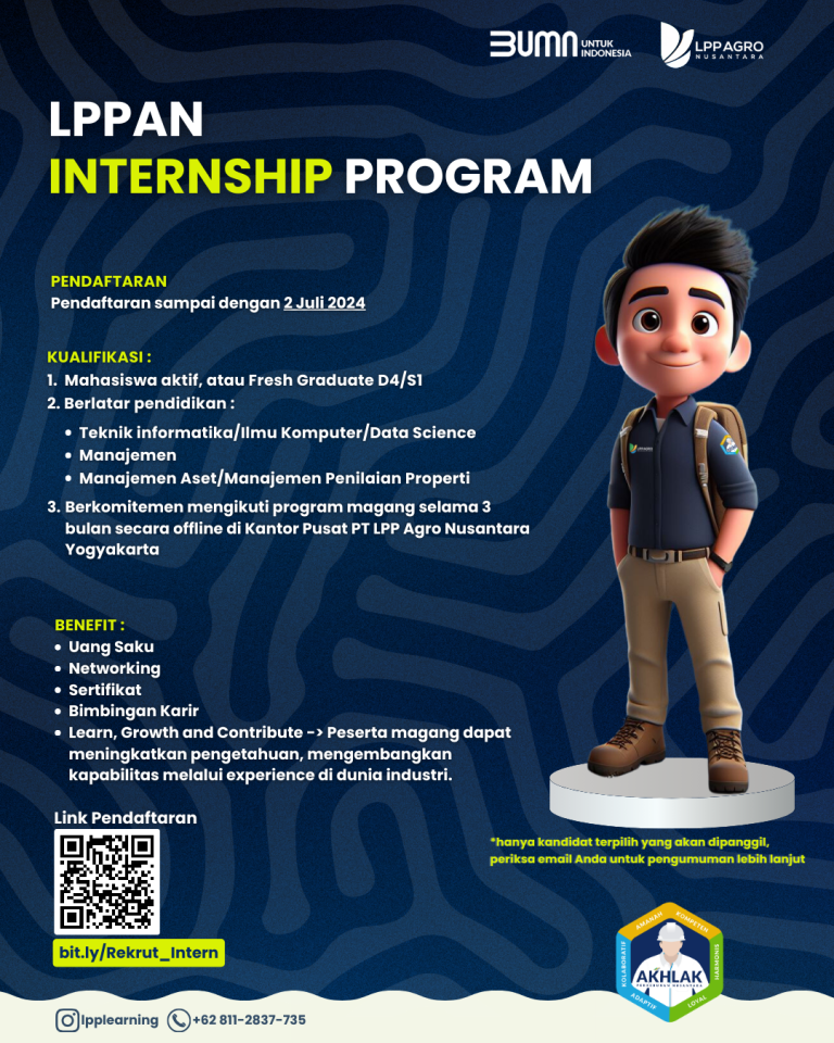 [INTERNSHIP] LPPAN Internship Program - LPP Agro Nusantara